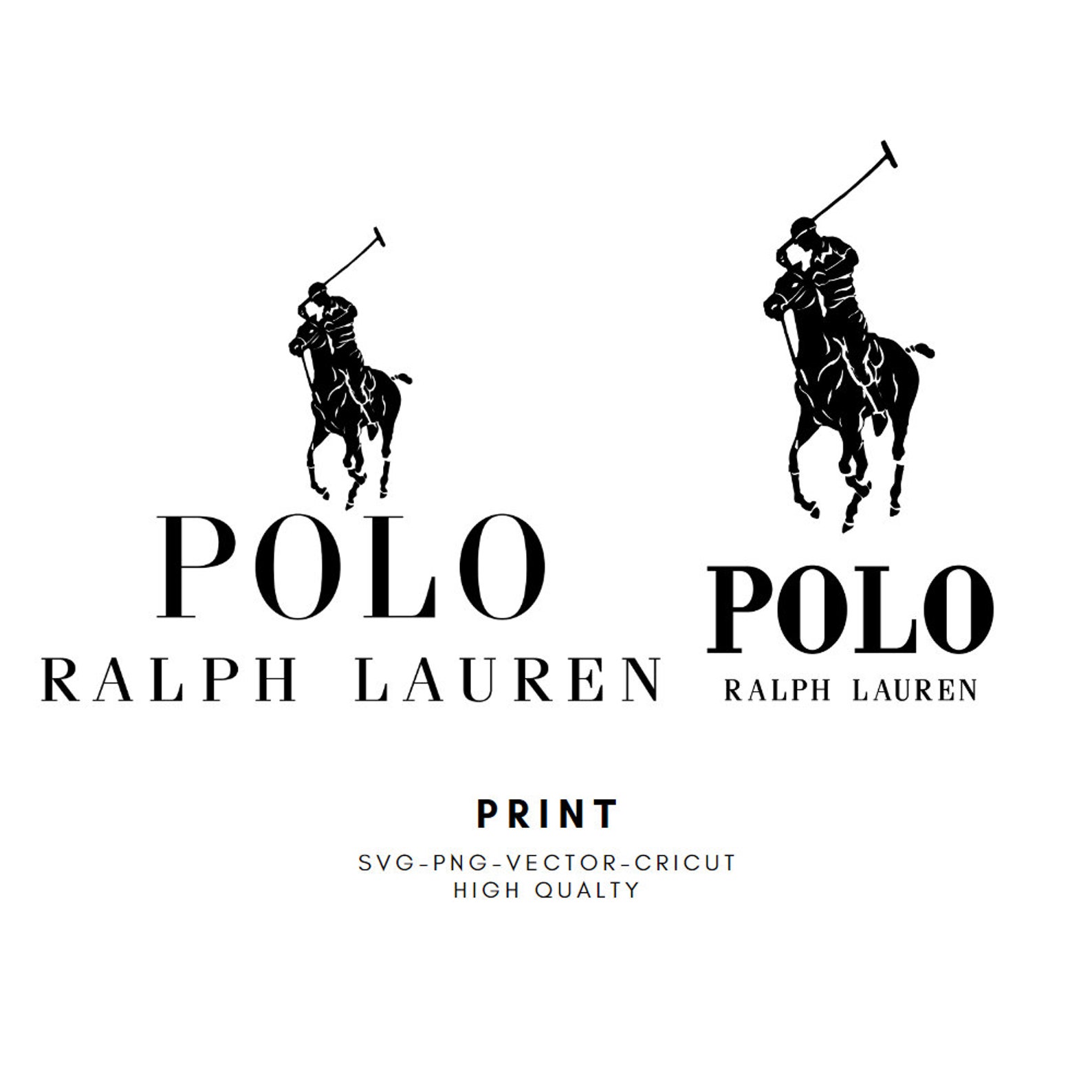 Polo SVG PNG Print Decal High Quality Digital File Download Only Cricut ...