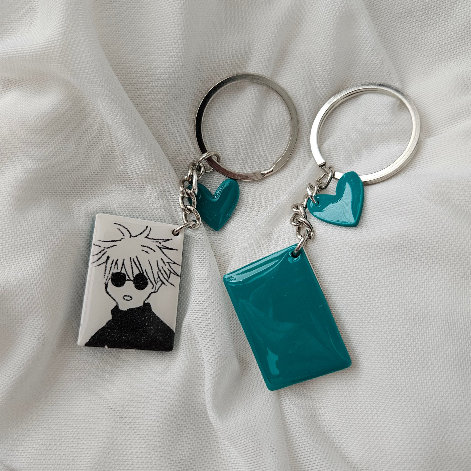 Gojo Satoru & Geto Suguru Keychain JJK Inspired Jewelry Polymer Clay ...