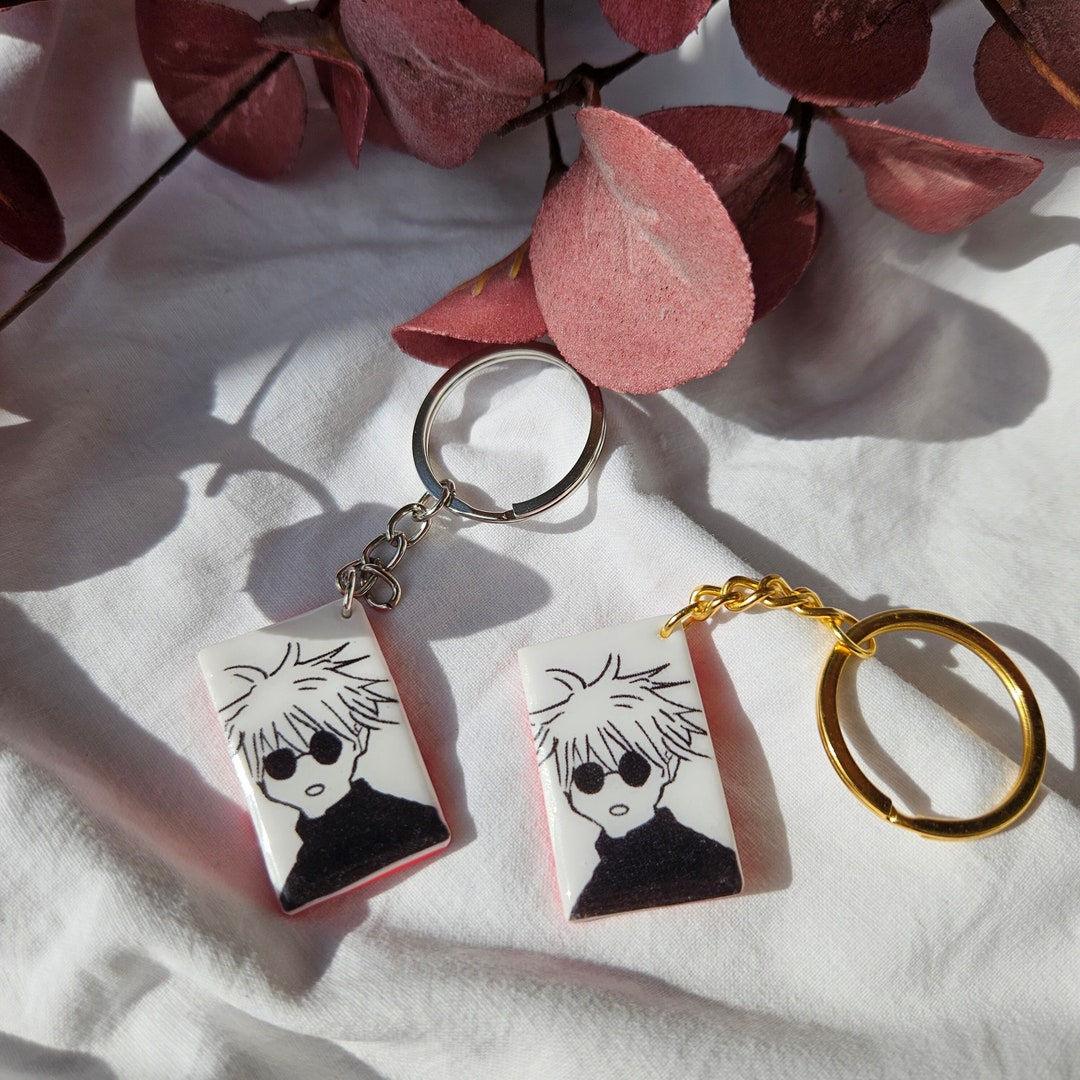 Gojo Satoru Keychain JJK Inspired Jewelry Polymer Clay - Etsy