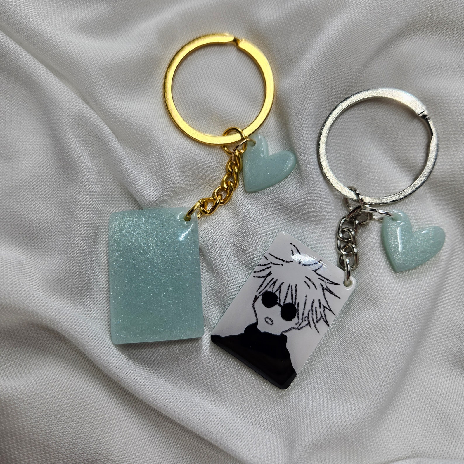 Gojo Satoru & Geto Suguru Keychain JJK Inspired Jewelry Polymer Clay ...