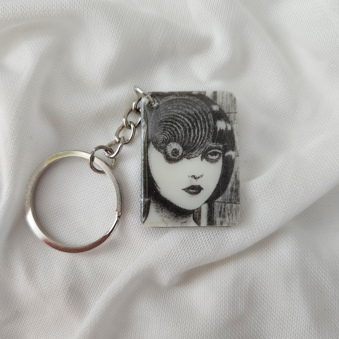 Junji Ito Keychain Horror Manga Inspired Jewelry Glow in the Dark ...