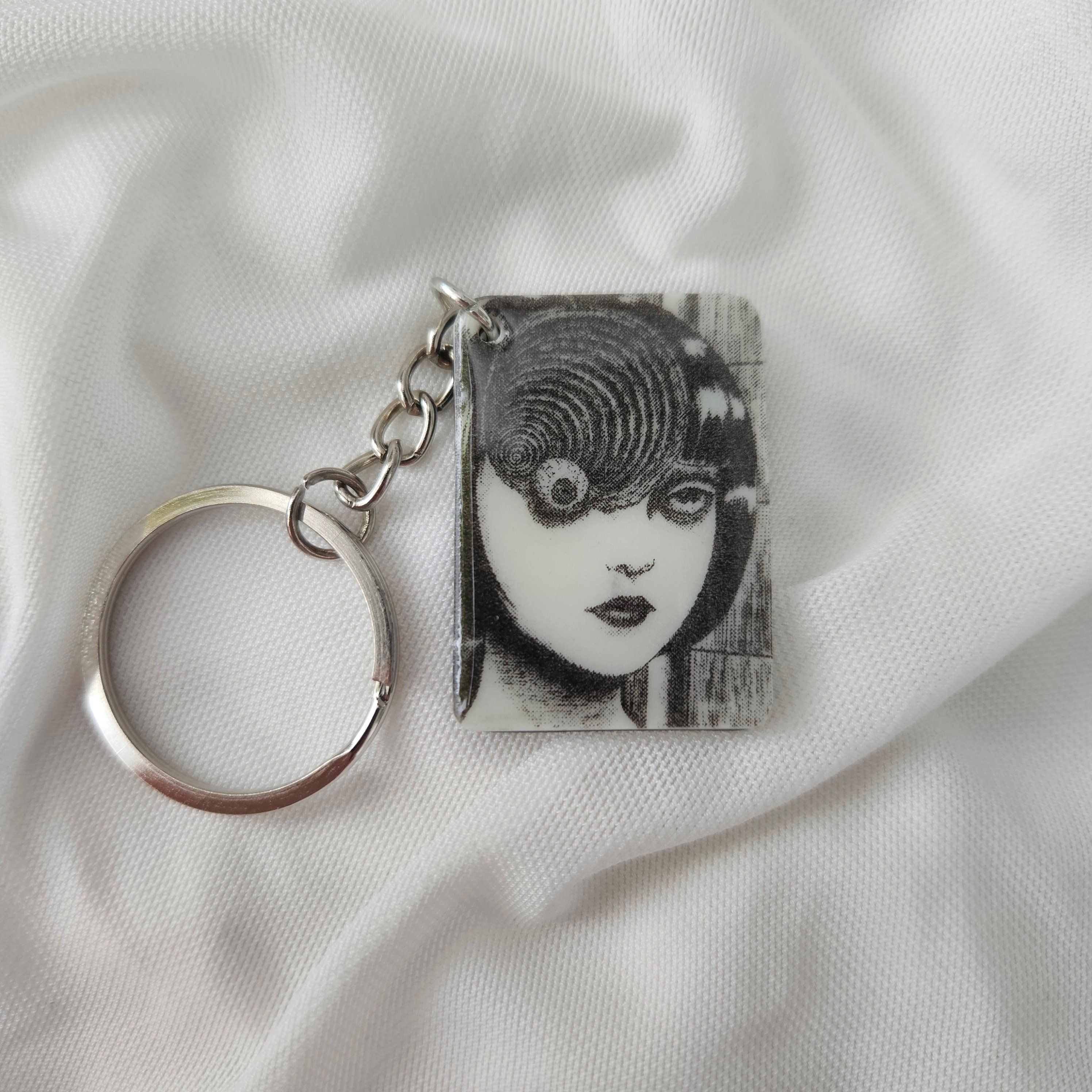 Junji Ito Keychain Horror Manga Inspired Jewelry Glow in the Dark ...