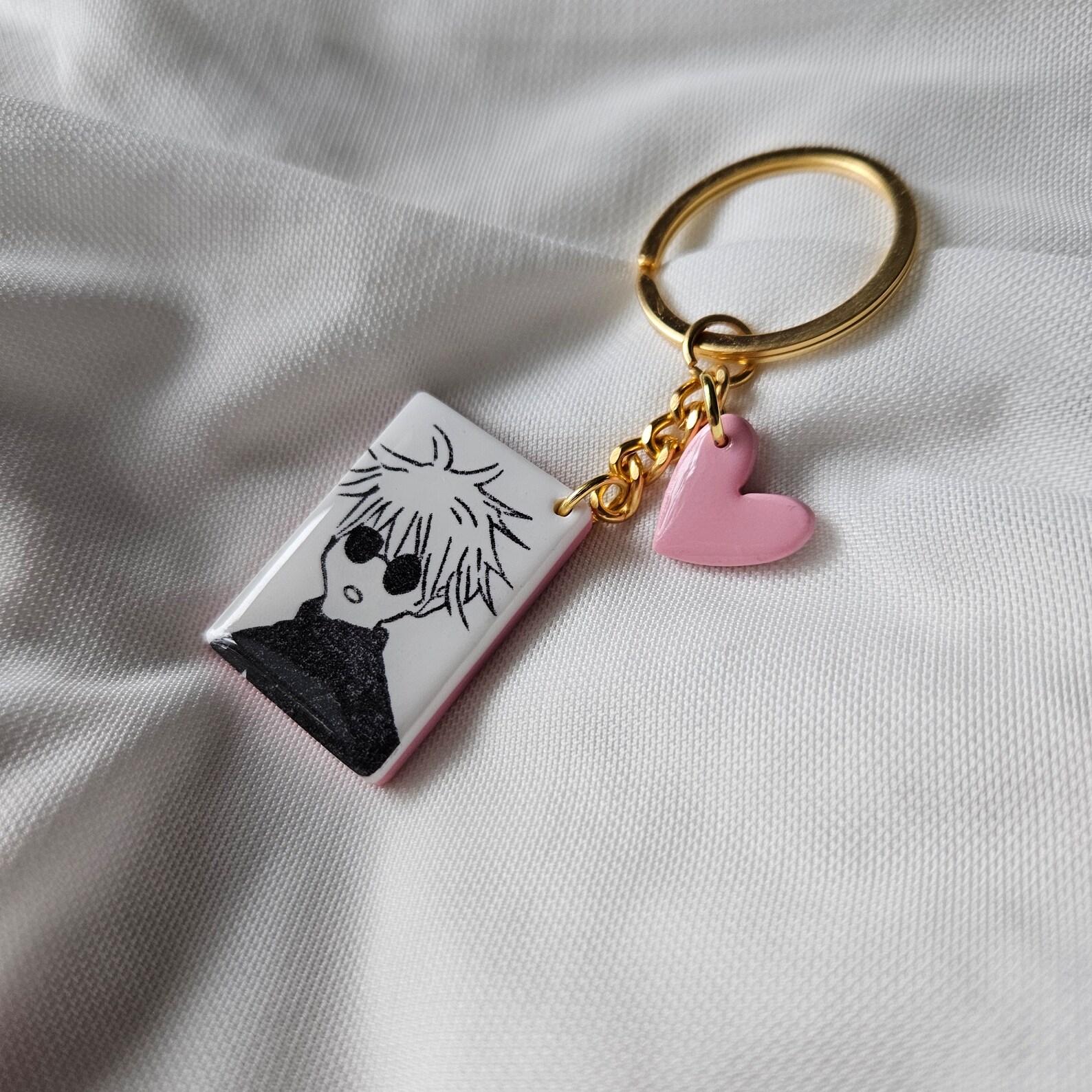 Gojo Satoru & Geto Suguru Keychain JJK Inspired Jewelry Polymer Clay ...