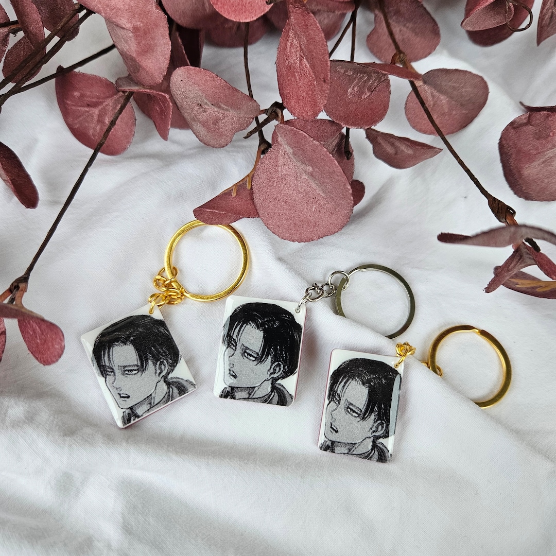 Levi Ackerman Keychain AOT Inspired Jewelry Polymer Clay - Etsy Sweden