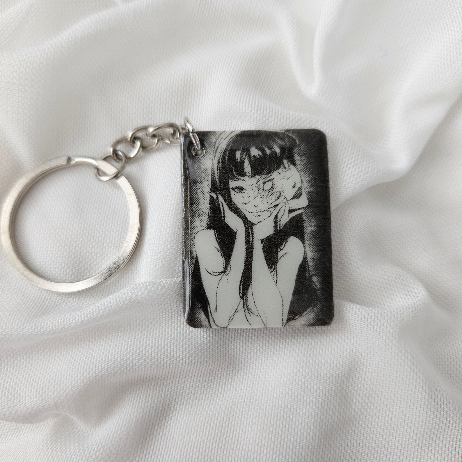 Junji Ito Keychain Horror Manga Inspired Jewelry Glow in the Dark ...