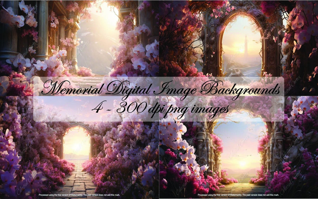 Digital Background for Creating Special Memories in Print or - Etsy