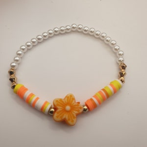 Set of 5 Girls/teens/ Beaded Bracelets Handmade, Cute Stretched ...