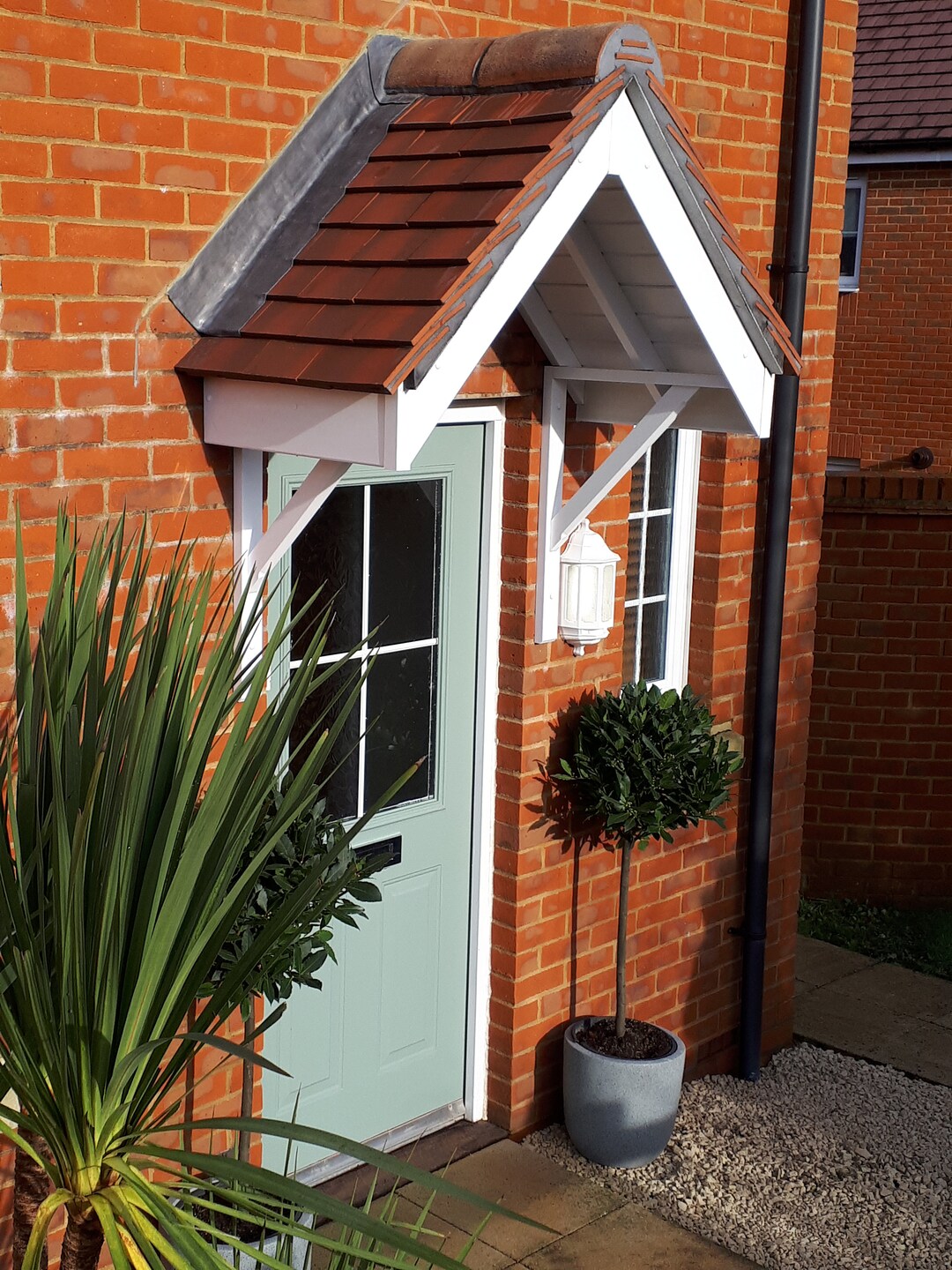 Porch/gallow/canopy Bay/ Window Bracket Will Not Rot 500x500x60 White ...