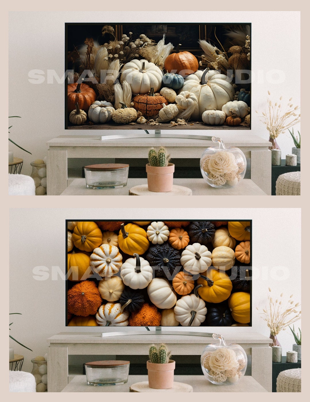 Thanksgiving Art | Fall Pumpkins | Autumn Screensaver | Thanksgiving ...