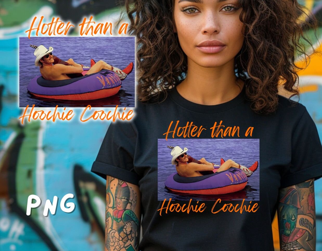 Hotter Than A Hoochie Coochie PNG, Womens Summer Vacation PNG, Gift ...