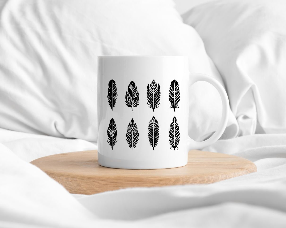 Feather Svg Bundle, Feather Birds Svg, Dxf, Png, Jpg, Feathers ...