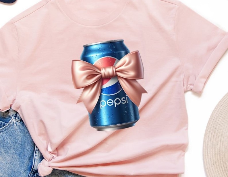 Pepsi Can With Pink Bow Png Instant Digital Download PNG ONLY Png File ...