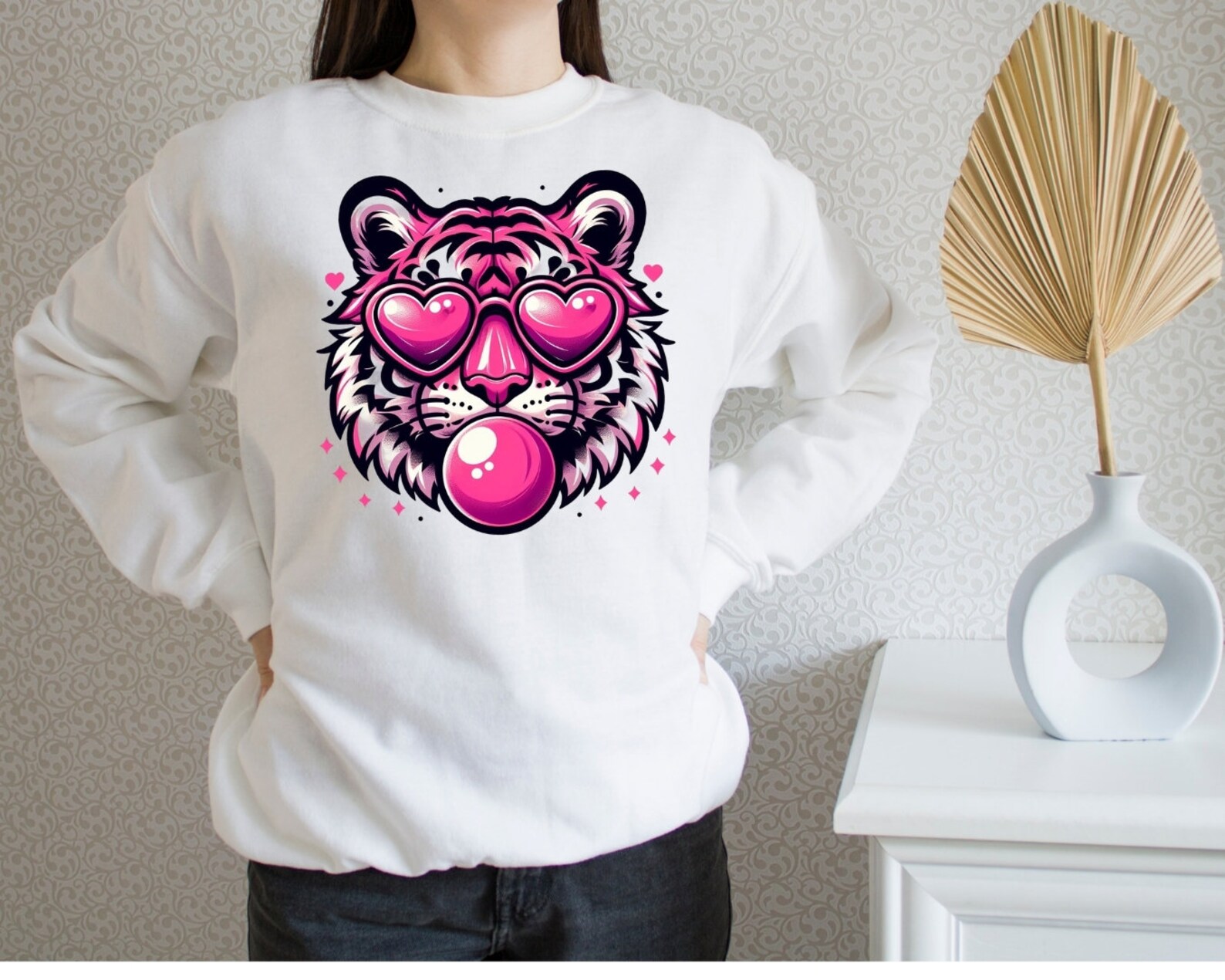 Tiger Blowing Bubble Png Tiger PNG Tigers Mascot Preppy PNG Preppy ...
