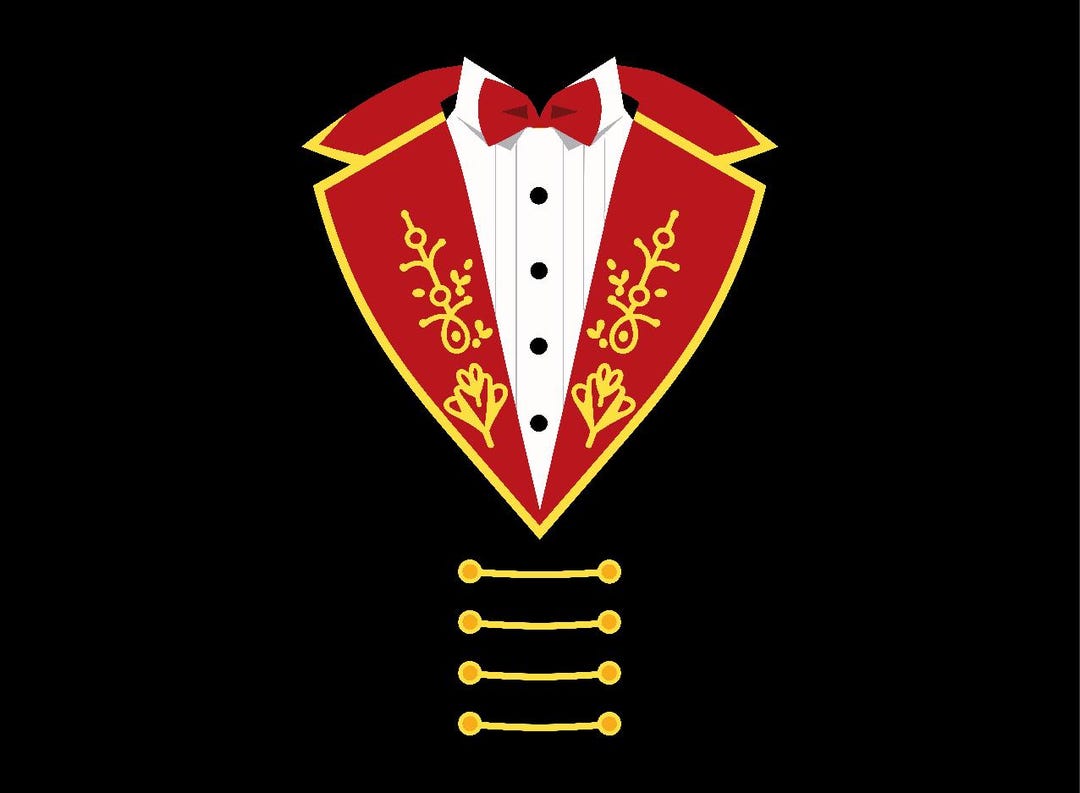 Circus Ringmaster Coat and Tuxedo SVG File Cutting Template - Etsy