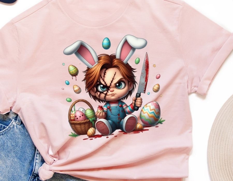 7 Killer Easter Chibi Cartoon Png Bundle, Horror Easter Png Bundle ...