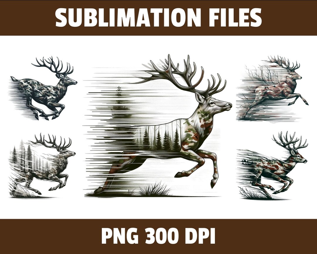 White Tail Deer Png Deer Hunting Sublimation Design Transparent ...