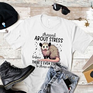Stressed Opossum Png-funny Sublimation Digital Design Download-snarky ...