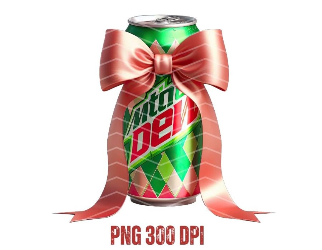 Mountain Dew With Pink Bow Png Instant Digital Download PNG ONLY Png ...