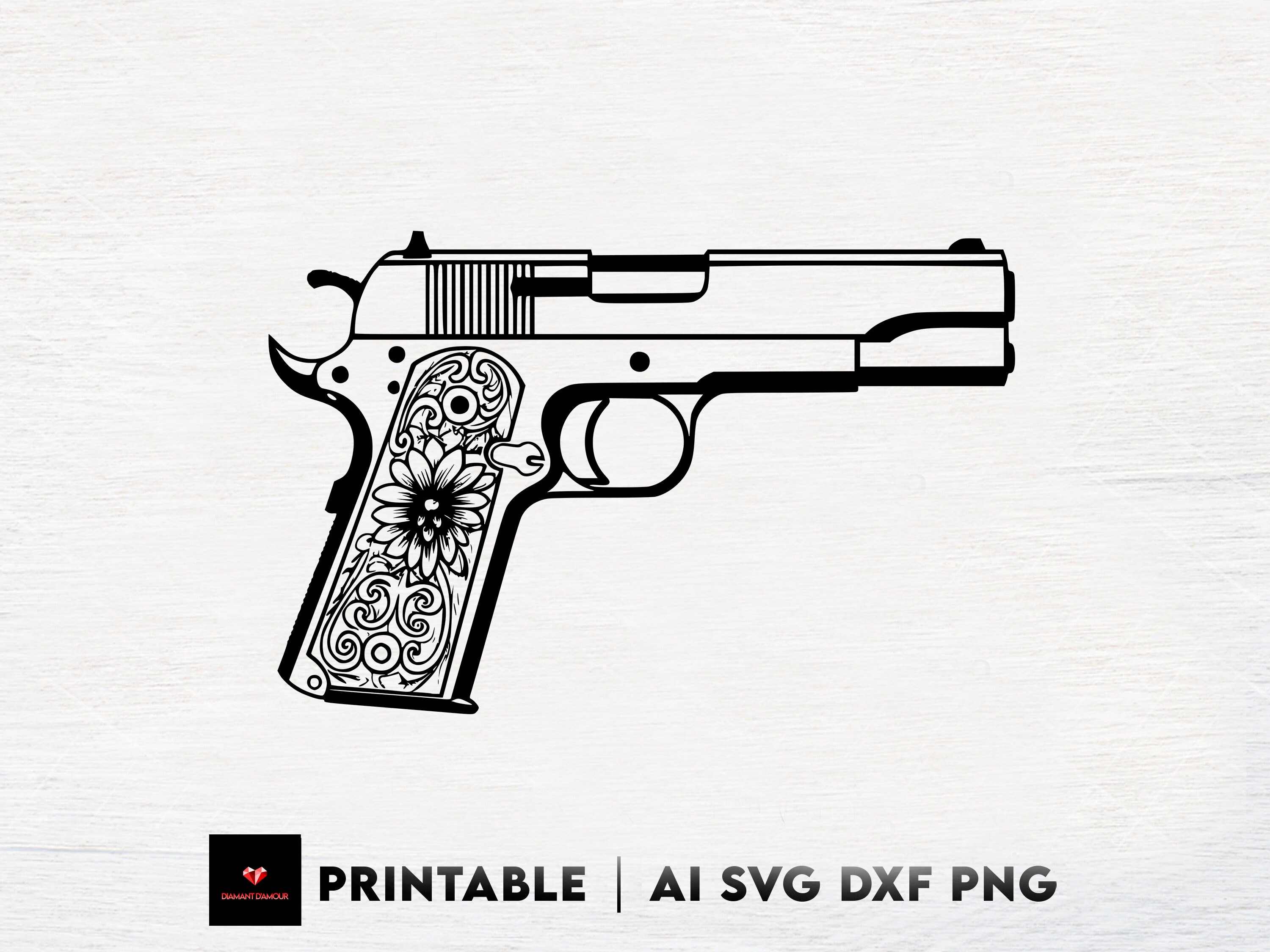 Colt 1911 Svg Colt 1911 Png Colt 1911 Clipart Colt 1911 for - Etsy