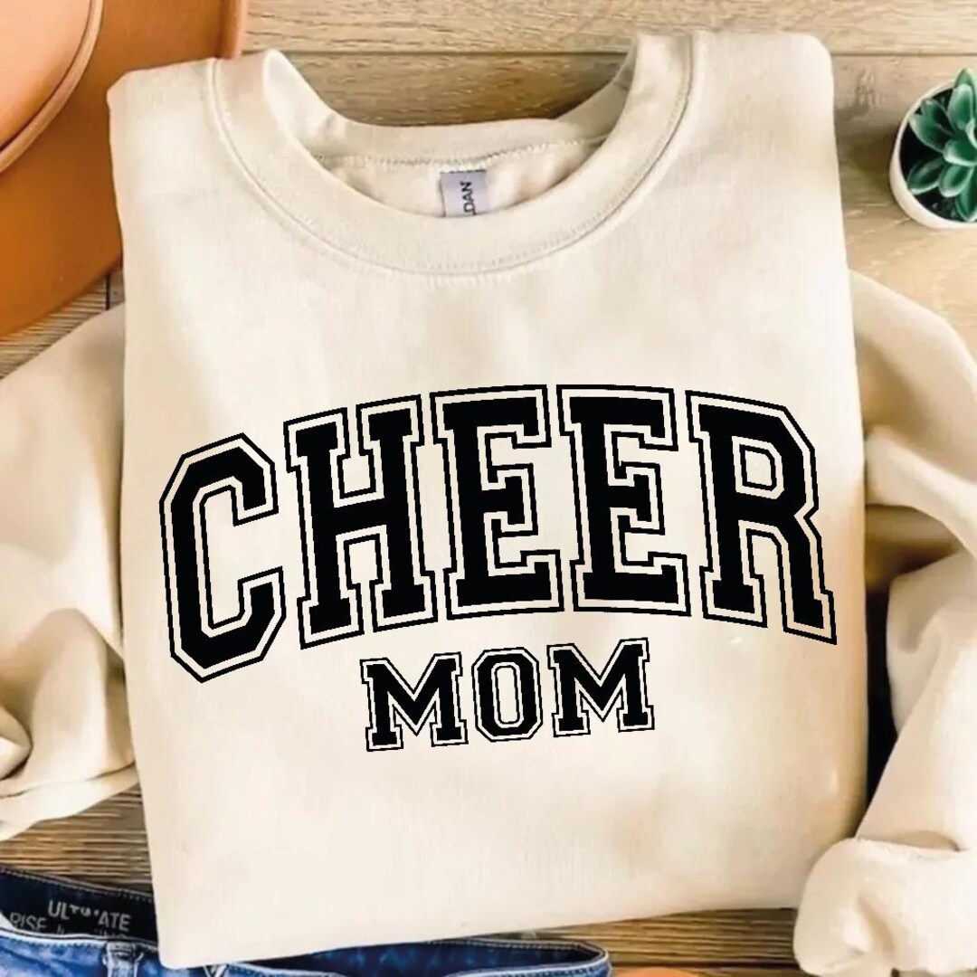 Cheer Mom SVG, Cheer Mom Jersey Font Svg, Cheer Mom Varsity Svg, Cheer ...