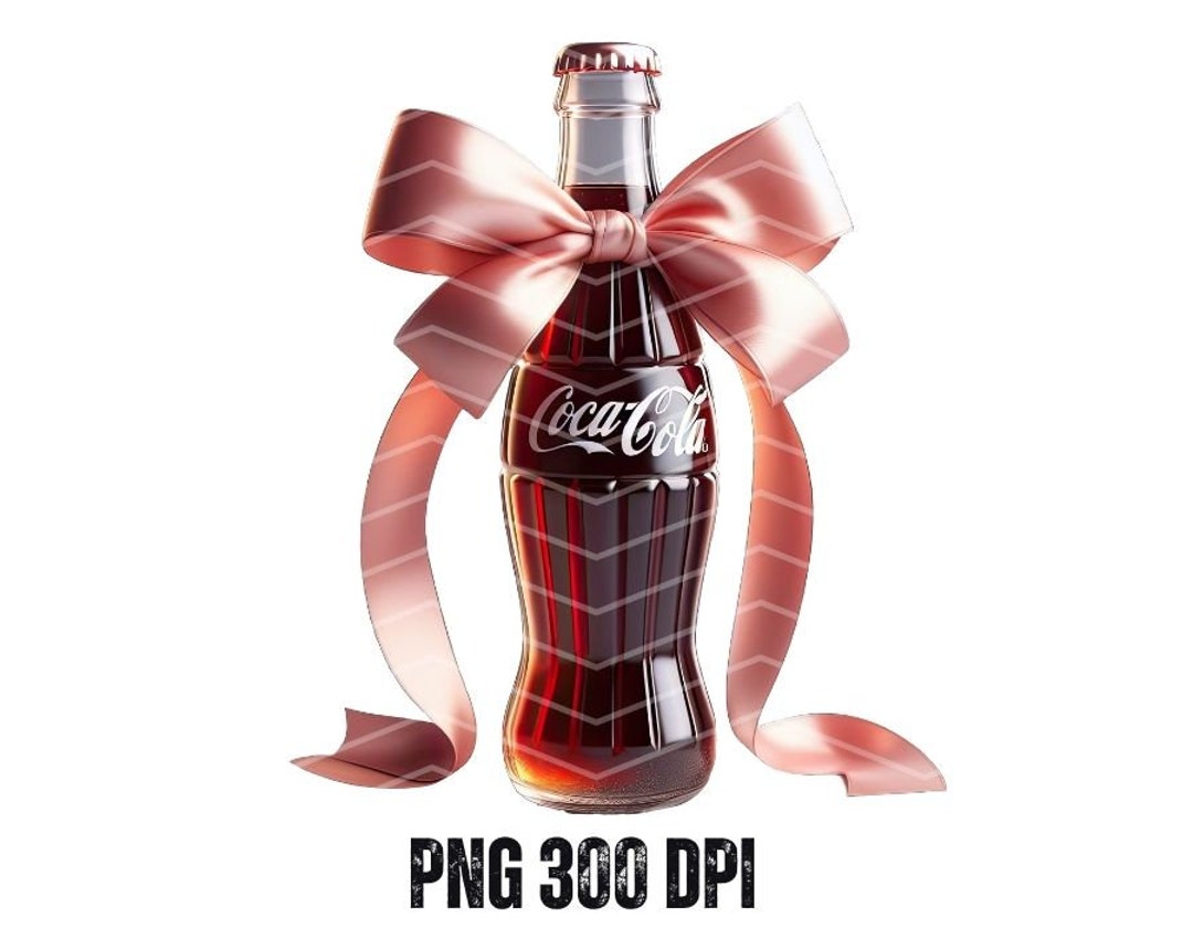 Coke With Pink Bow Png Instant Digital Download PNG ONLY Png File ...