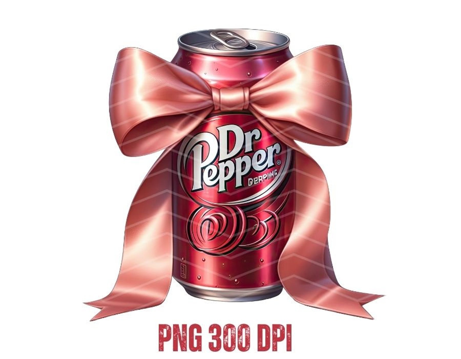 Dr. Pep Can With Pink Bow Png Instant Digital Download PNG ONLY Png ...