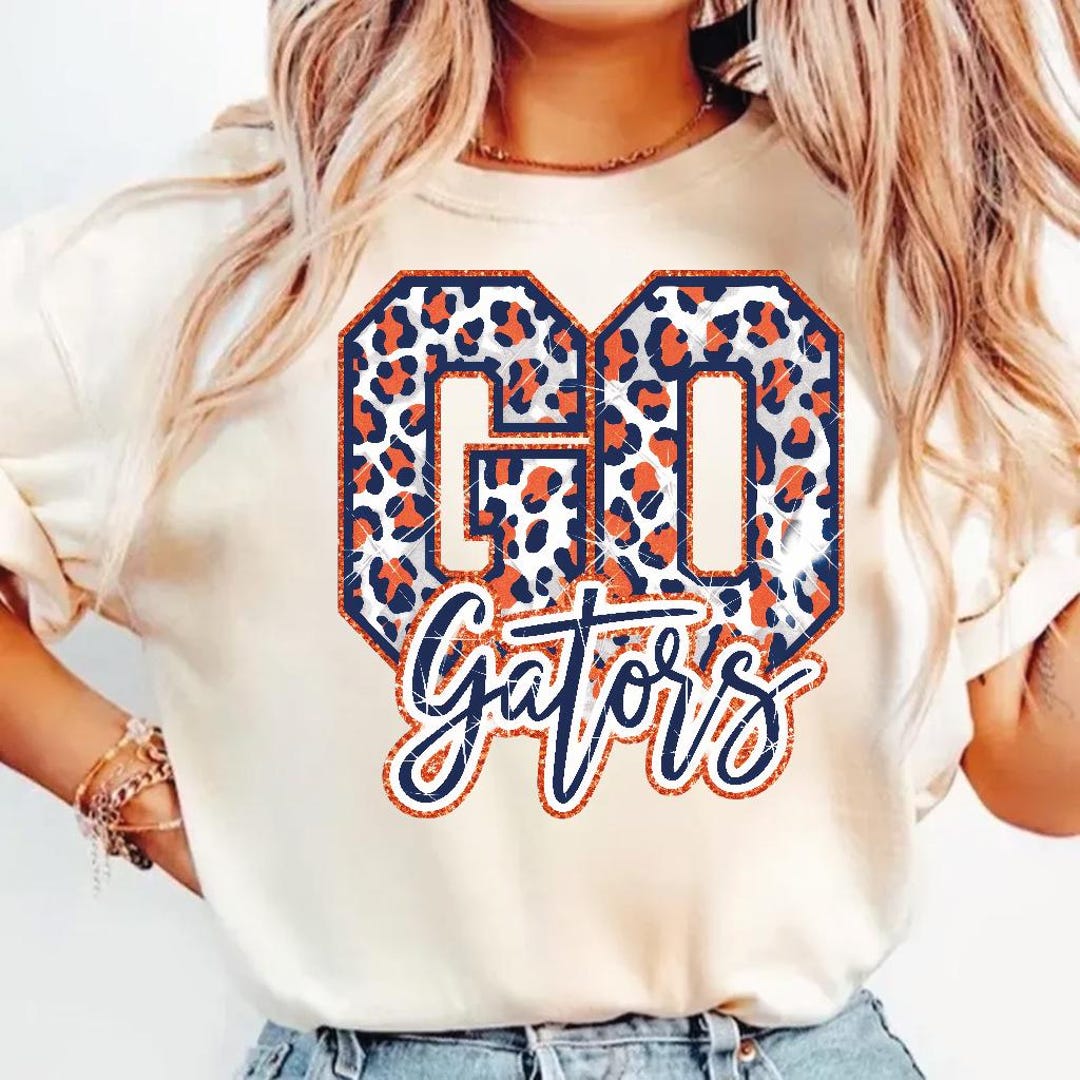 GO Gators Leopard PNG, Glitter Circle PNG, Gators Football Png, Cheetah ...