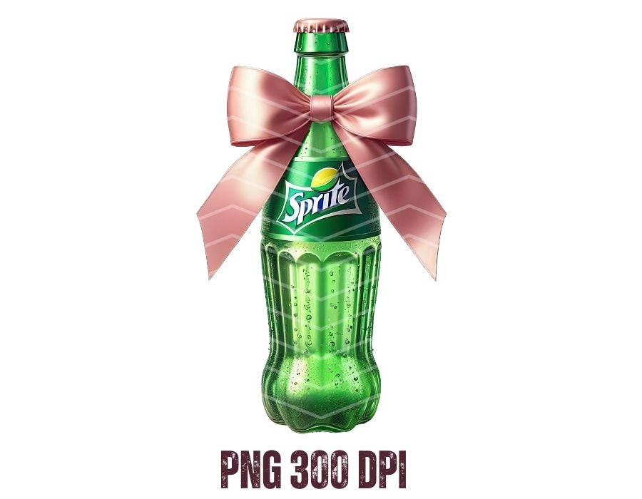 Sprite With Pink Bow Png Instant Digital Download PNG ONLY Png File ...