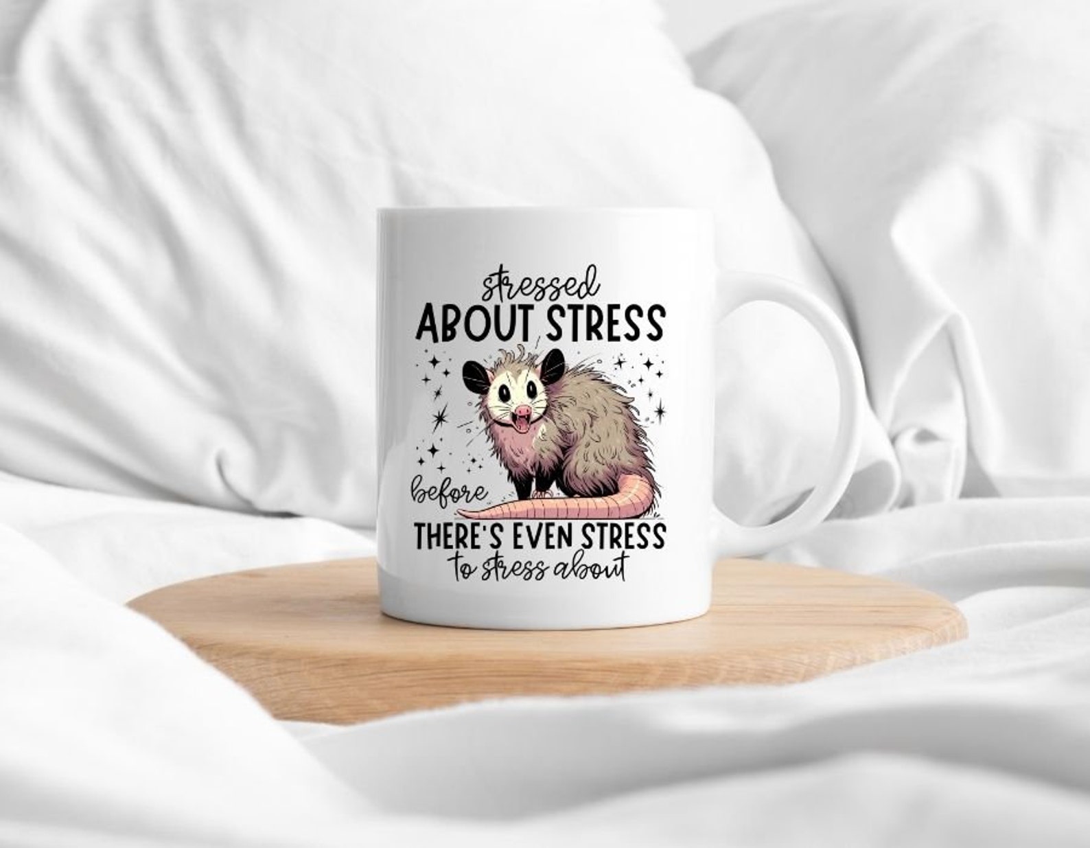 Stressed Opossum Png-funny Sublimation Digital Design Download-snarky ...