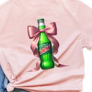 Mountain Dew With Pink Bow Png Instant Digital Download PNG ONLY Png ...
