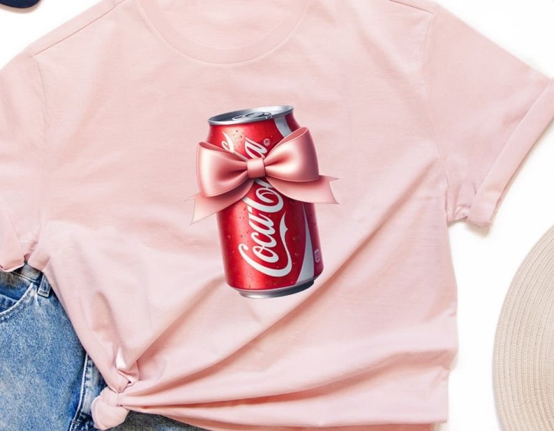 Coke Can With Pink Bow Png Instant Digital Download PNG ONLY Png File ...