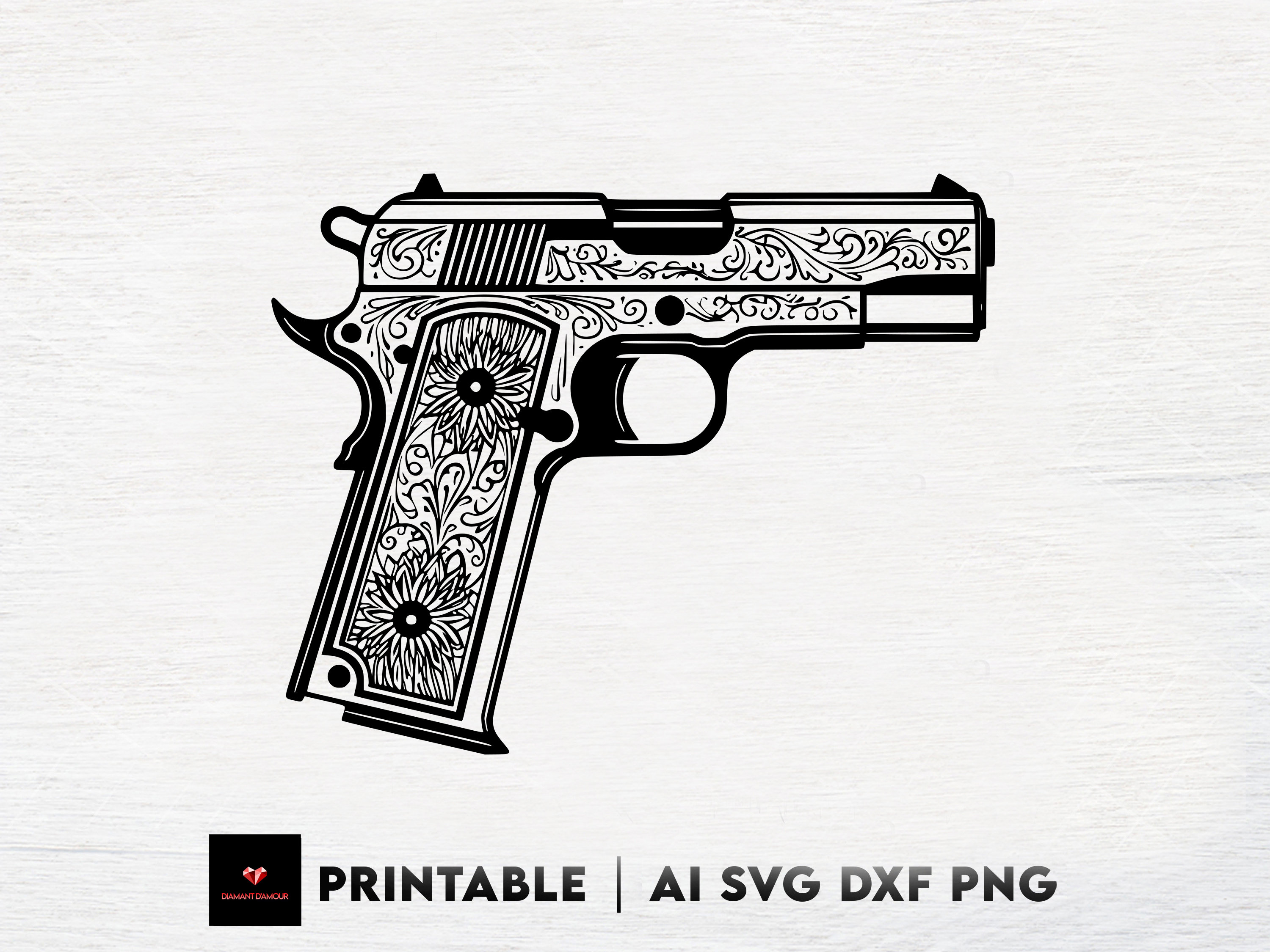 Colt 1911 Svg Colt 1911 Png Colt 1911 Clipart Colt 1911 for - Etsy