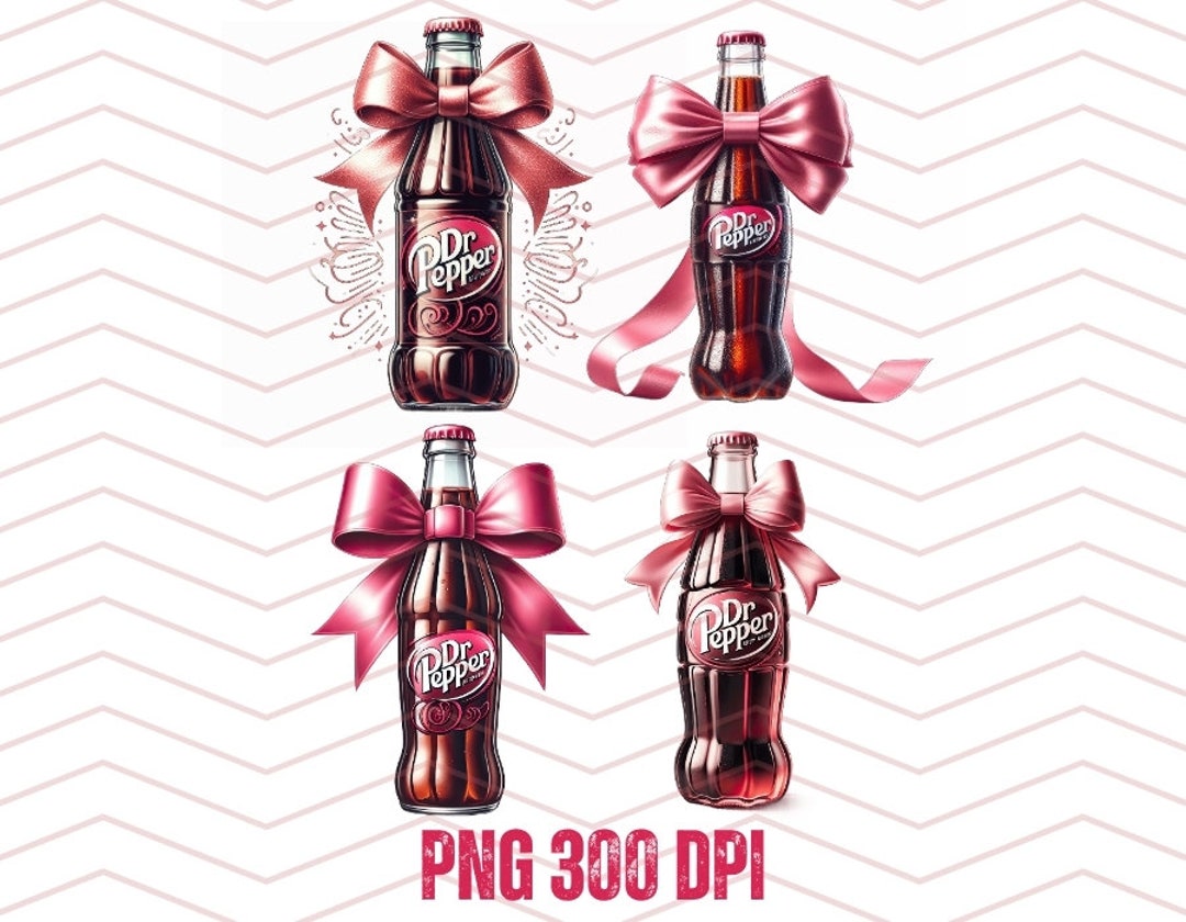Bundle Dr. Pep With Pink Bow Png Instant Digital Download PNG ONLY Png ...