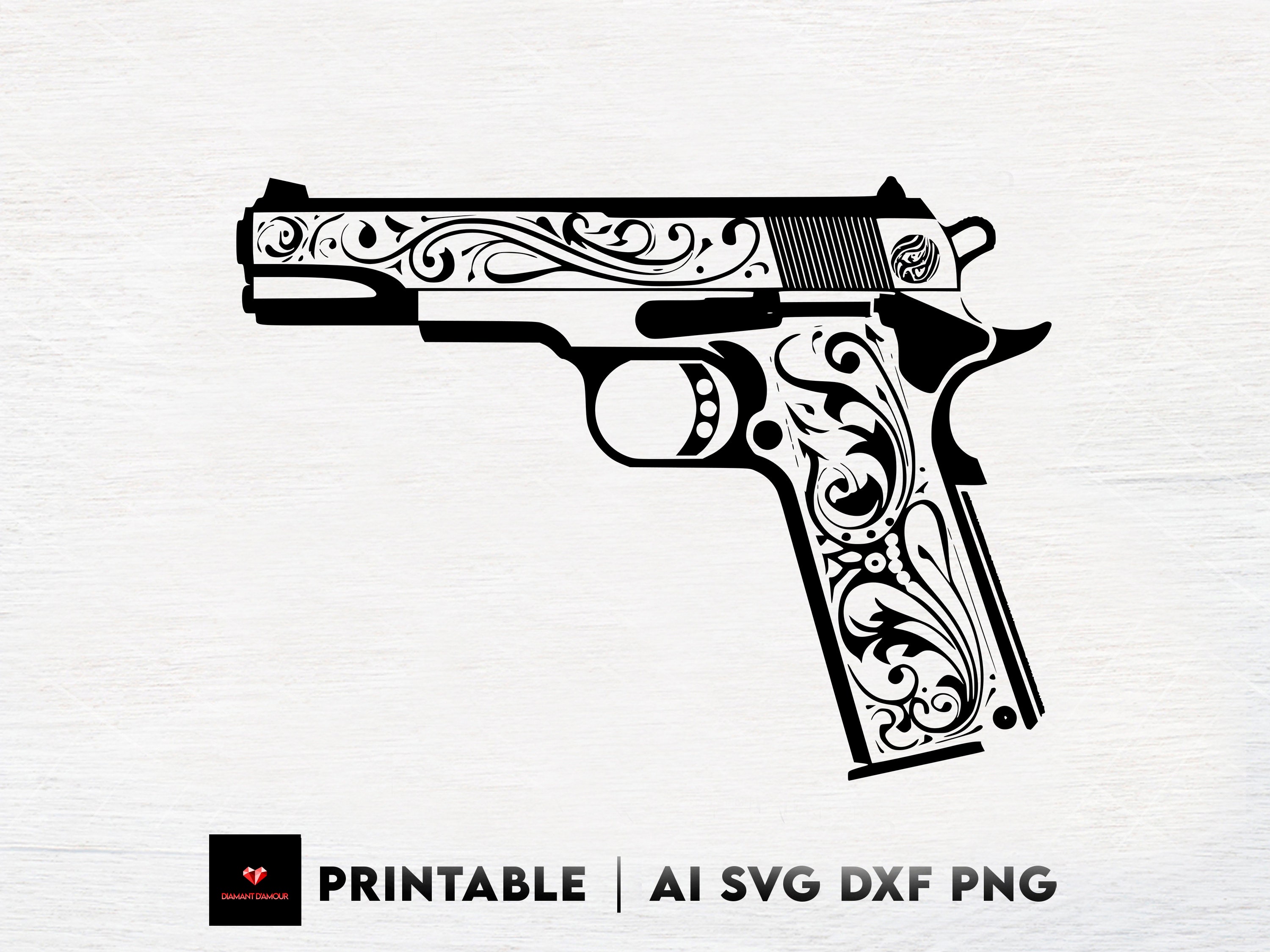 Colt 1911 Svg Colt 1911 Png Colt 1911 Clipart Colt 1911 for - Etsy