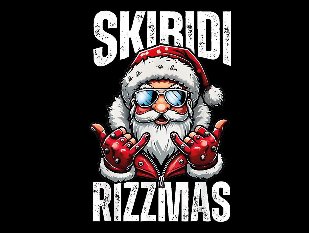 Skibidi Rizzmas PNG, Merry Rizzmas Png, Santa Bruh Christmas PNG, Rizz ...