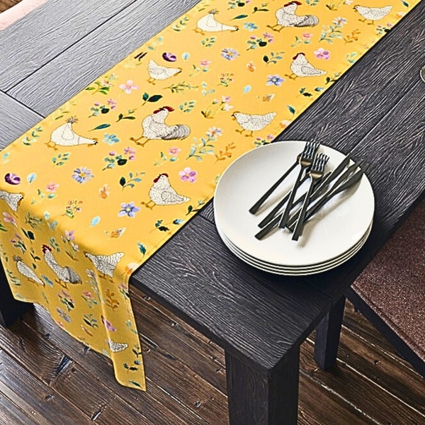 Chicken Table Runner Pattern - Etsy