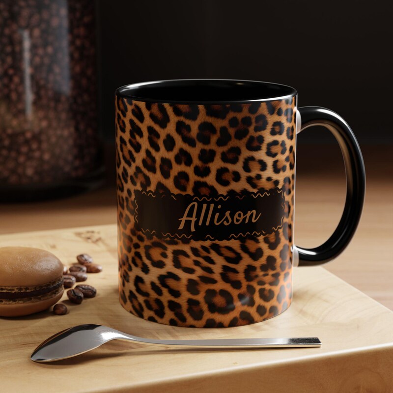 Leopard Coffee Mug - Etsy