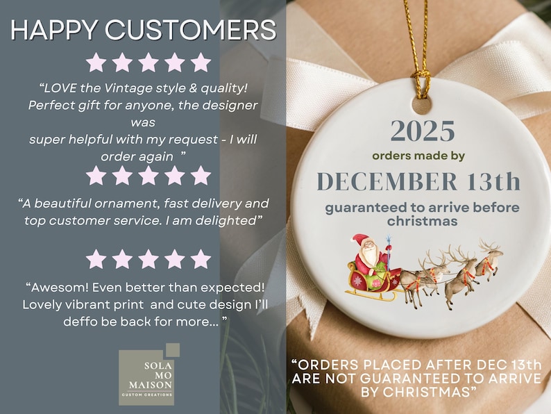 Vizsla Christmas Ornament Personalized Hungarian Pointer Dog Lover Gift ...
