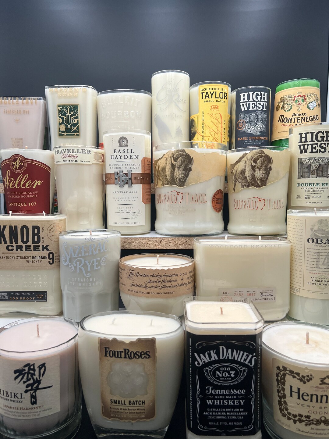 Liquor Bottle Candles Choose a Fragrance - Etsy