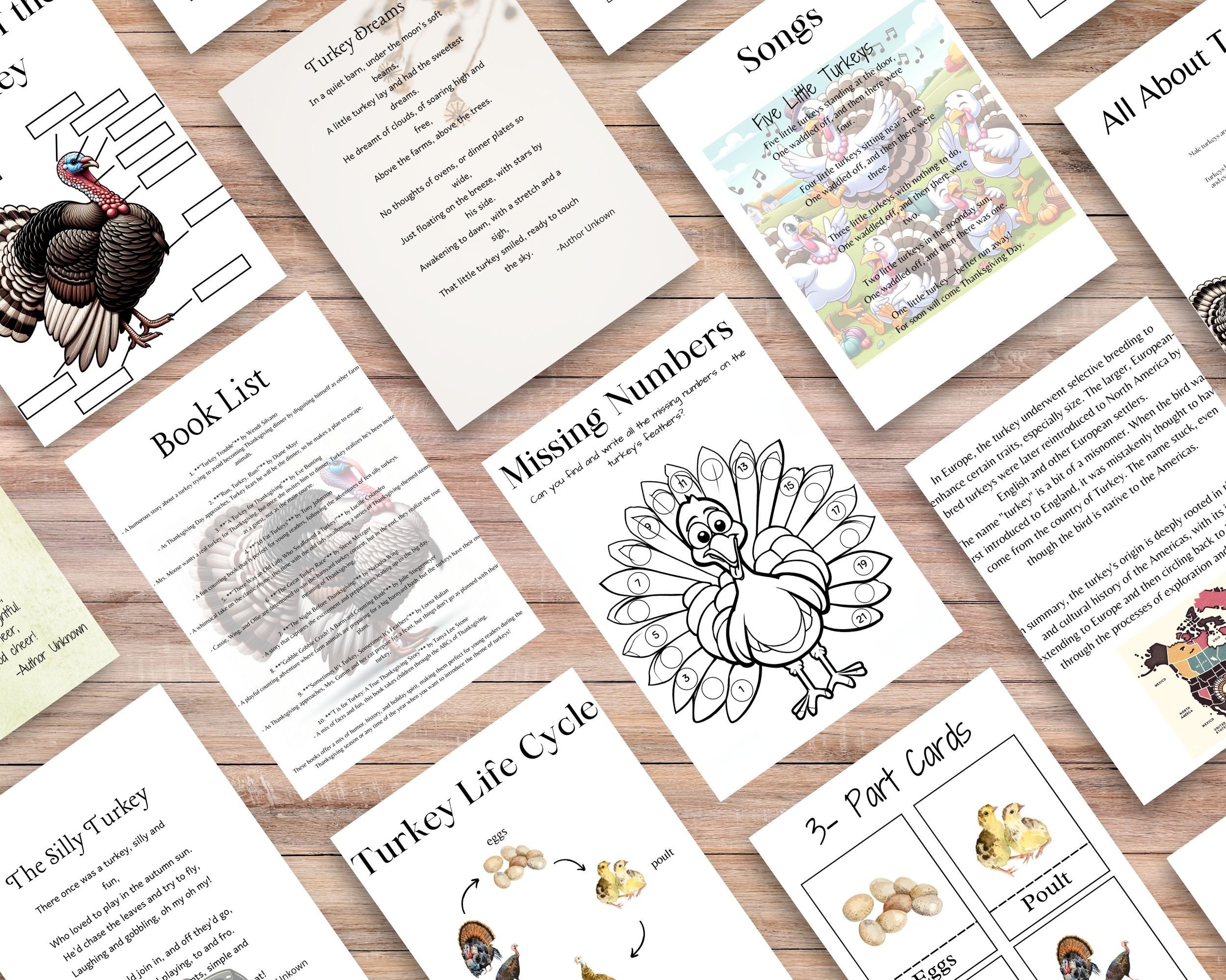 Turkey Unit Study INSTANT DOWNLOAD - Etsy