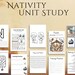 Nativity Unit Study | Birth of Jesus | Homeschool Printable| Vocabulary ...