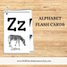 Alphabet Flash Cards | Watercolor| Preschool| INSTANT DOWNLOAD - Etsy