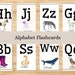 Alphabet Flash Cards Watercolor Preschool INSTANT DOWNLOAD - Etsy