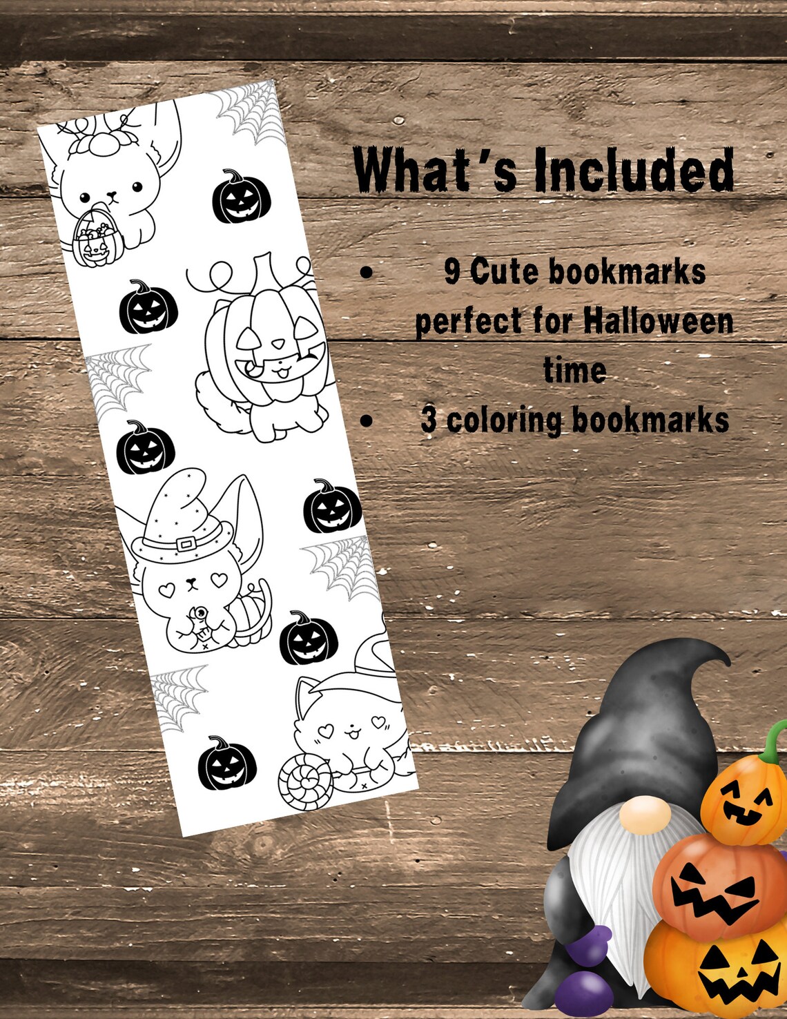 Cute Halloween Bookmarks DIGITAL DOWNLOAD - Etsy
