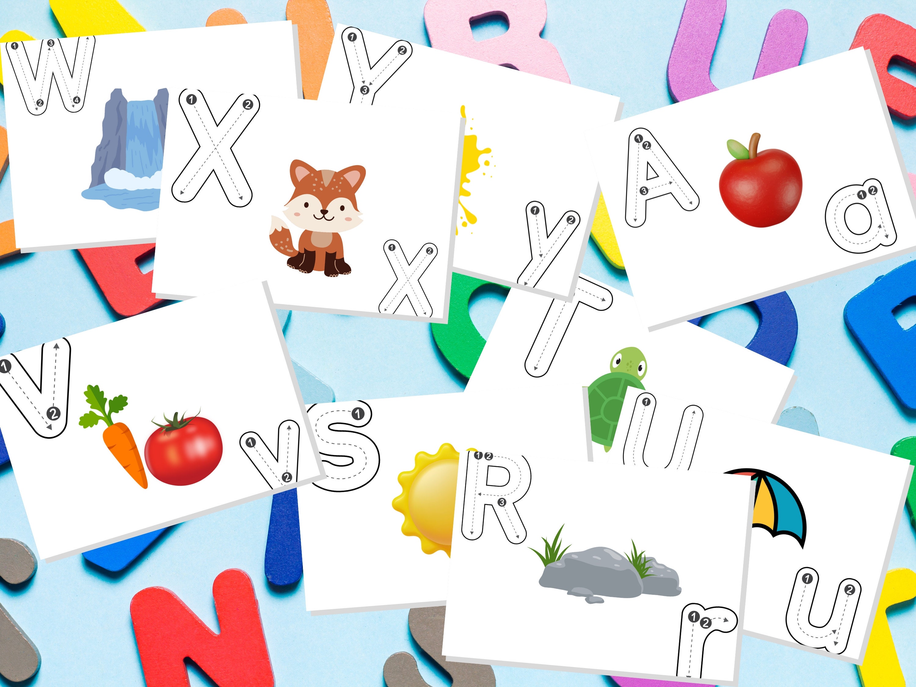 Alphabet Playdough Mats | Play Dough Cards | Play Doh Mats | Fine Motor ...