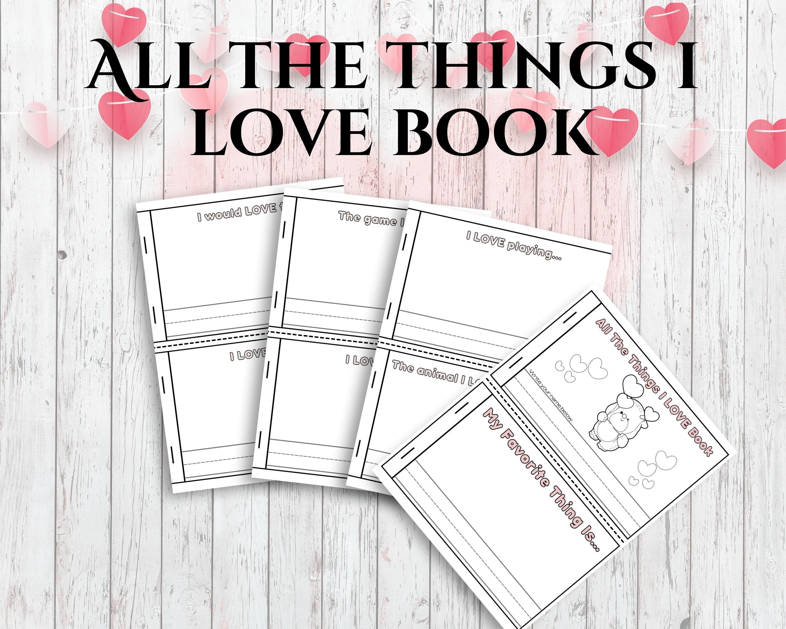 Valentine Book Instant Download Kindergarten Preschool Homeschool ...