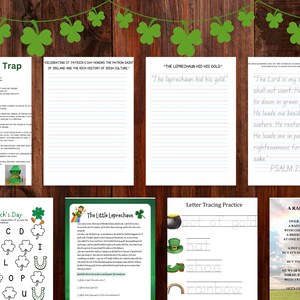 St. Patrick's Day Unit Study, Unit Study, Homeschool, Printables for ...