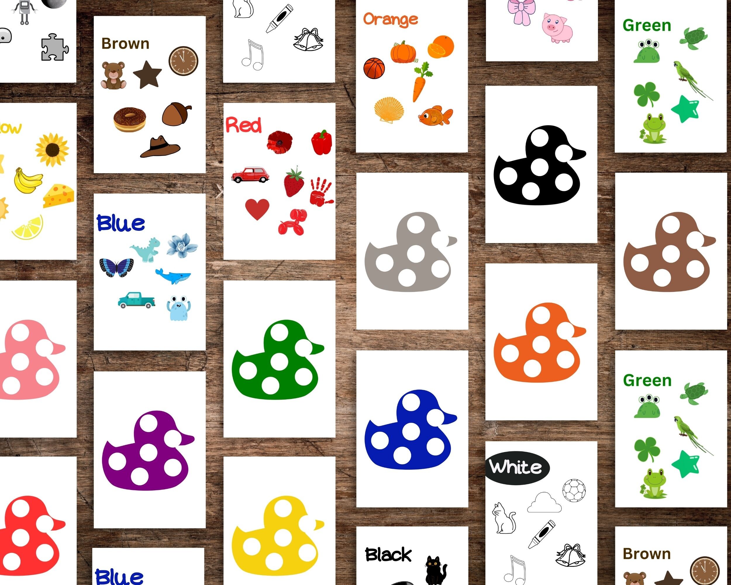 Color Matching Ducks Preschool INSTANT DOWNLOAD - Etsy