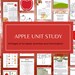Apple Unit Study Bundle, Digital Download - Etsy