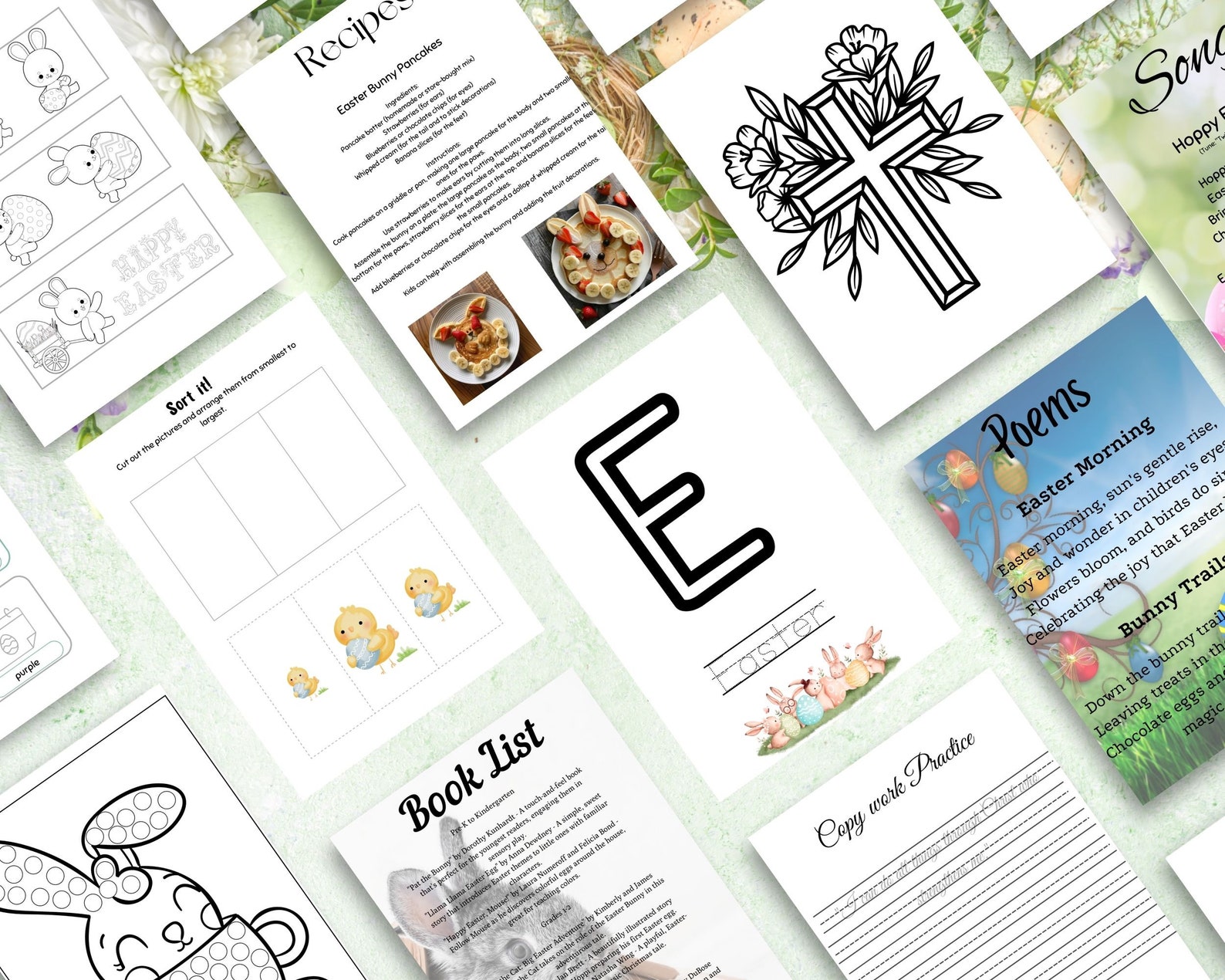 Easter Unit Study, Homeschool, Preschool, K-12, INSTANT DOWNLOAD ...